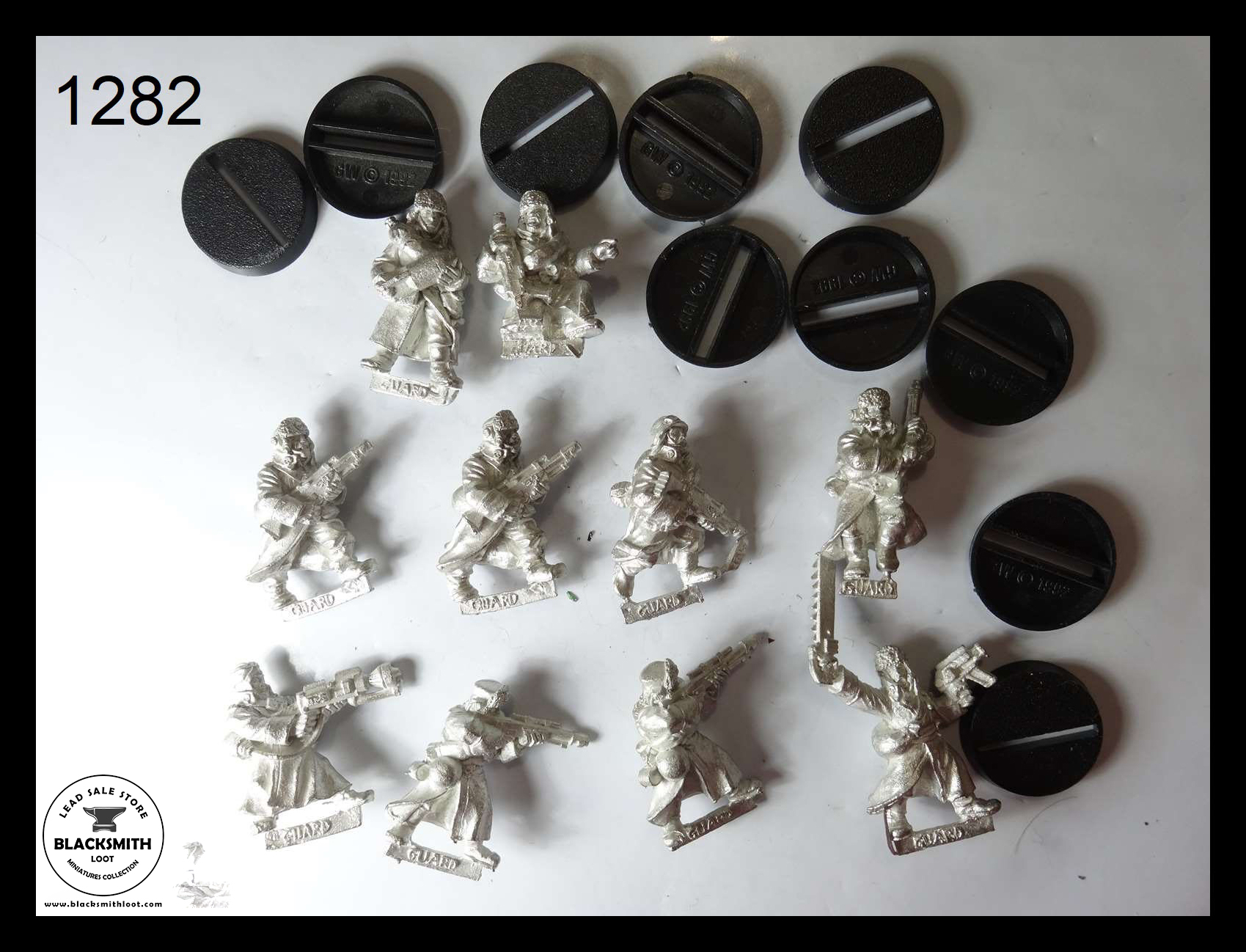 40K METAL IMPERIAL GUARD 10 X ICE WARRIOR OF VALHALLA manque mortar ...