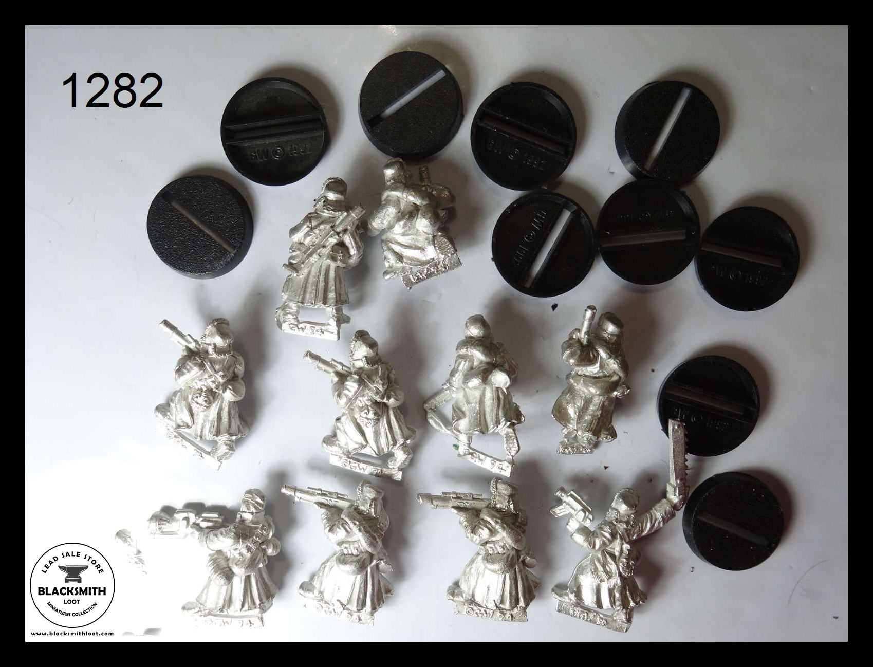 40K METAL IMPERIAL GUARD 10 X ICE WARRIOR OF VALHALLA manque mortar ...