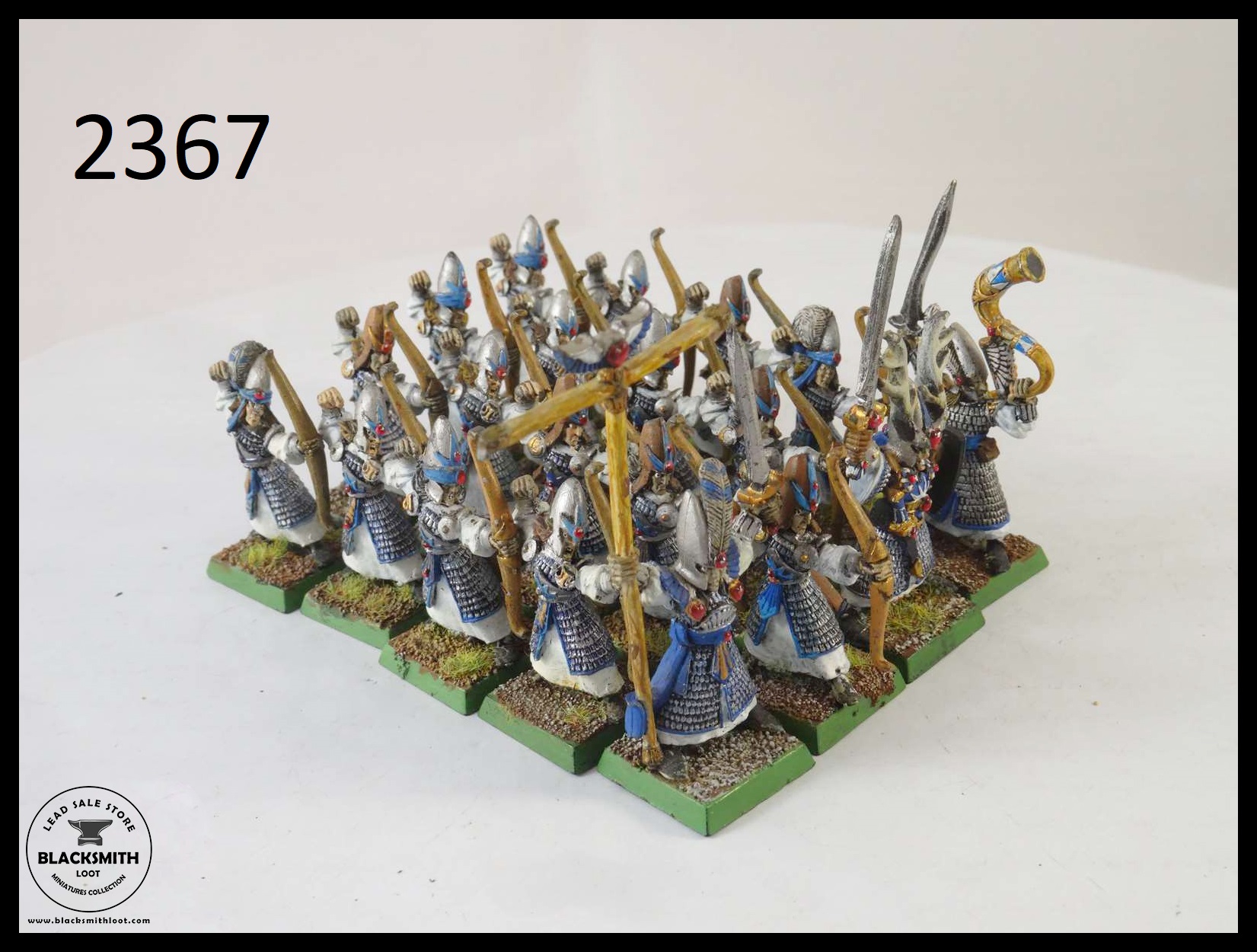 METAL HIGH ELF 20 X ARMOURED ARCHER dont EMC - BLACKSMITH LOOT